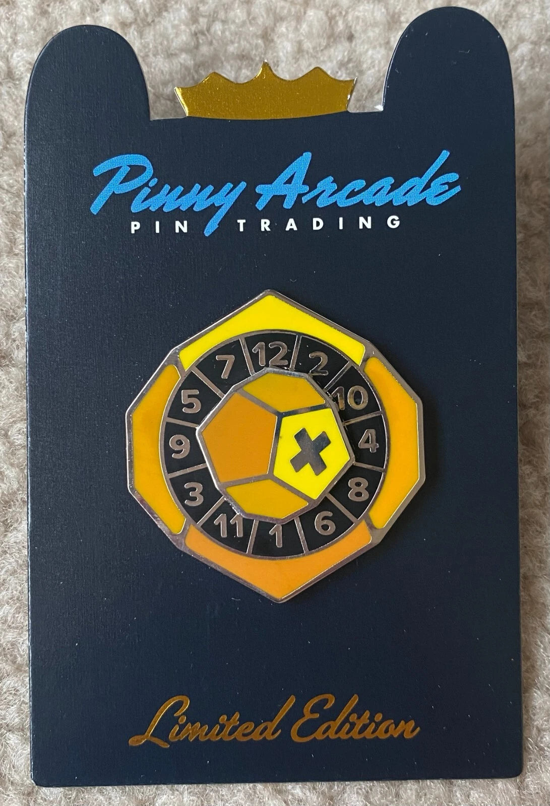 Pinny Arcade PAX Aus 2018 Limited Edition Pin LE Spinner D12 Die Dice ...